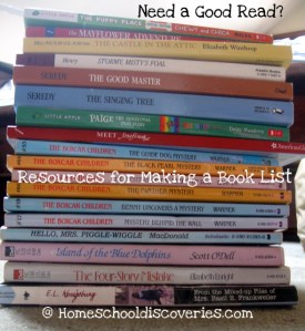 Resources for Making a Book List | Homeschool Discoveries